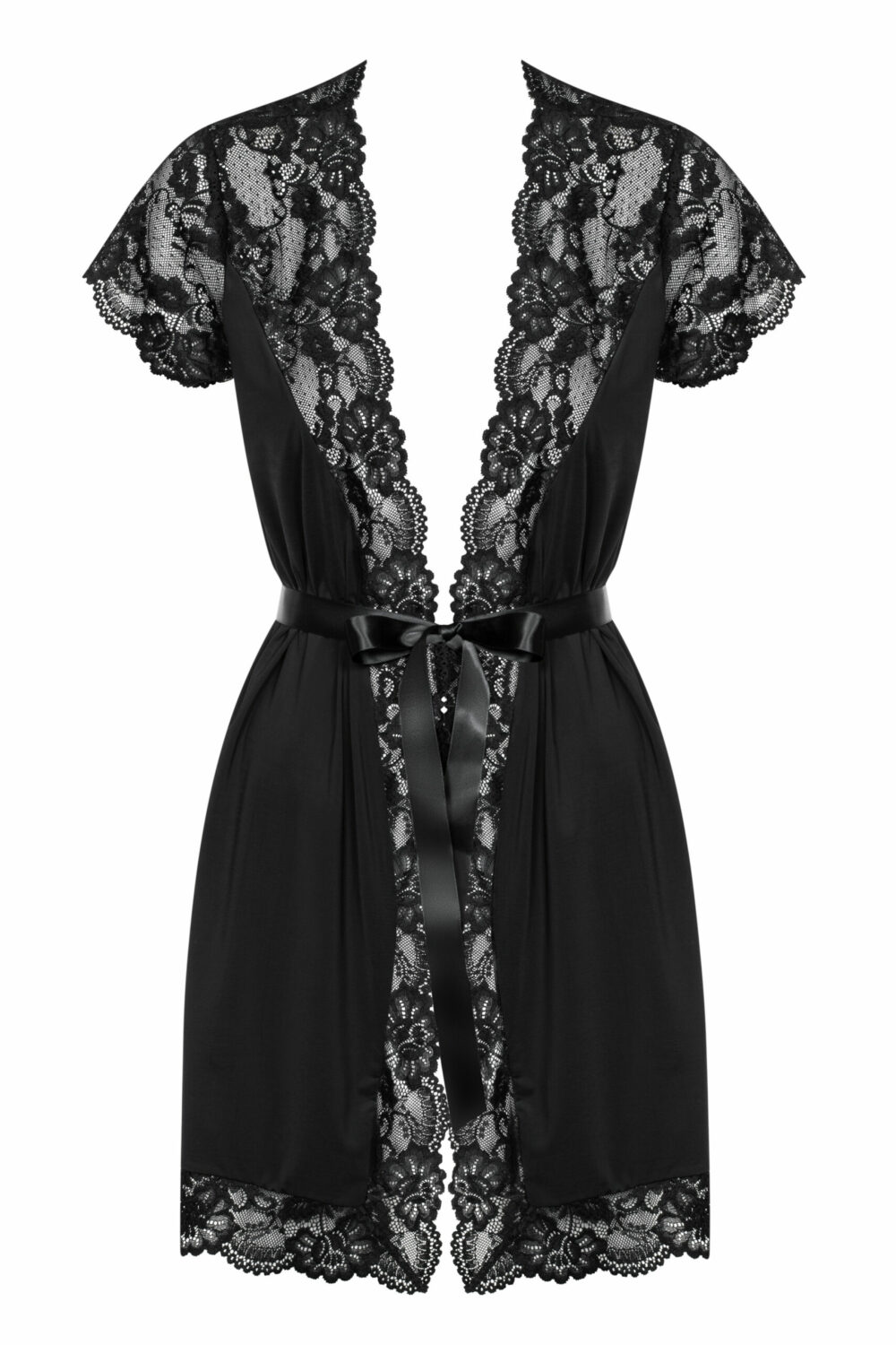 810 peignoir, Lingerie Obsessive, tissu léger et satiné | Le Bar à Nylon